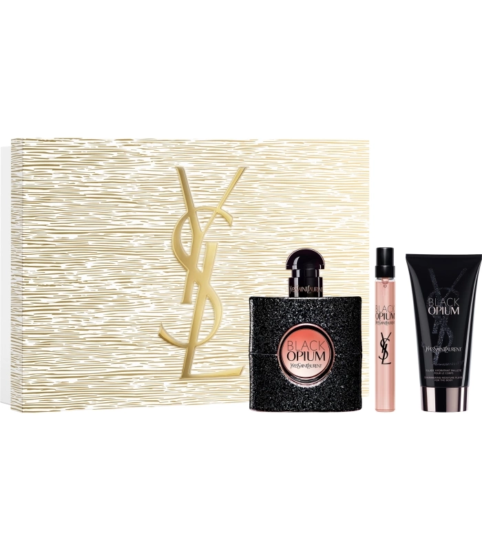 BLACK OPIUM Coffret Eau De Parfum YVES SAINT LAURENT - Black Opium ...