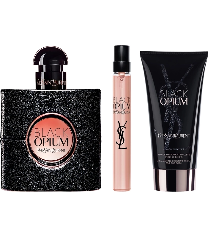 BLACK OPIUM Coffret Eau De Parfum YVES SAINT LAURENT - Black Opium ...