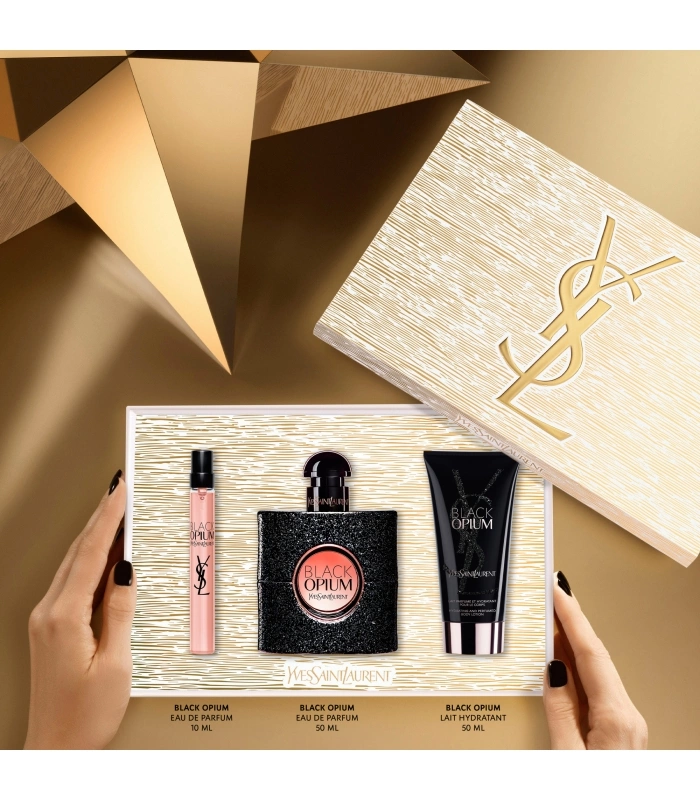 BLACK OPIUM Coffret Eau De Parfum YVES SAINT LAURENT - Black Opium ...